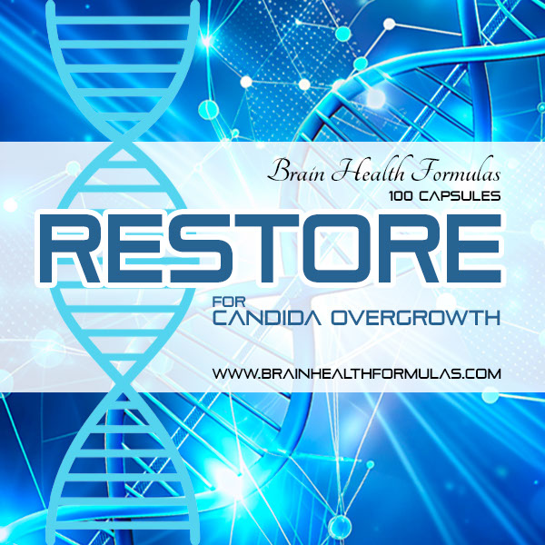 Candida Overgrowth 100 Capsules - Brain Health Formulas Bio-Technologies